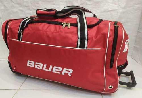 Детский хоккейный баул на колёсах сумка Bauer 28"