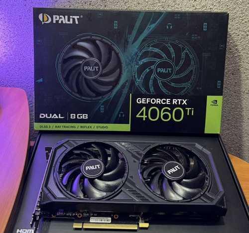 Видеокарта Palit RTX 4060 Ti 8GB Dual