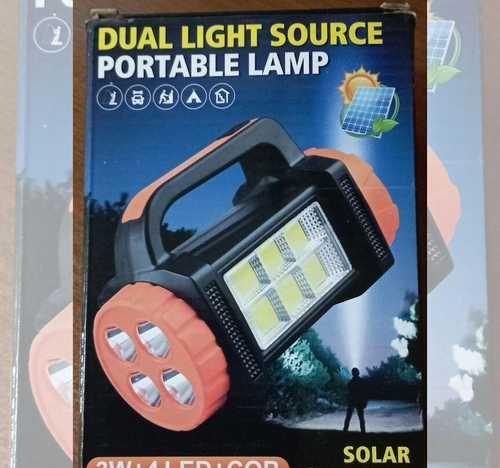 Многофункциональный переносной фонарь:3W+4 LED+COB