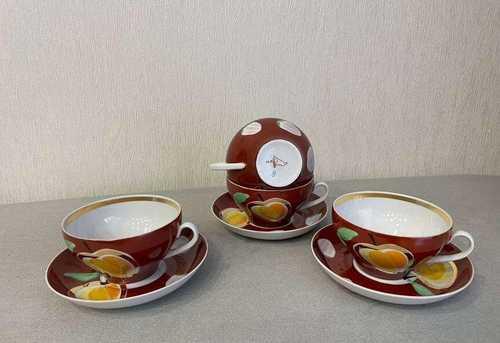Чайная пара фарфор Дулево
