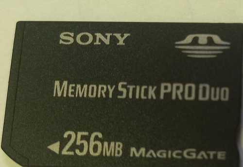 Карта памяти Sony Memory Stick Pro Duo