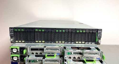 Twin 8x Xeon v3/v4 SAS Fujitsu CX400 M1 CX2550 M2