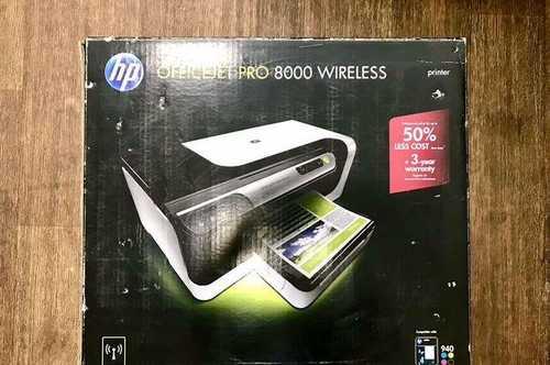 Принтер HP OfficeJet Pro 8000 Wireless