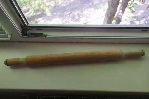 Скалка для теста деревянная большая