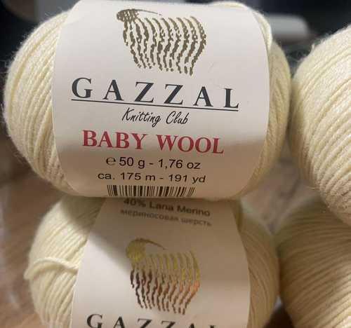 Пряжа для вязания Gazzal Baby Wool