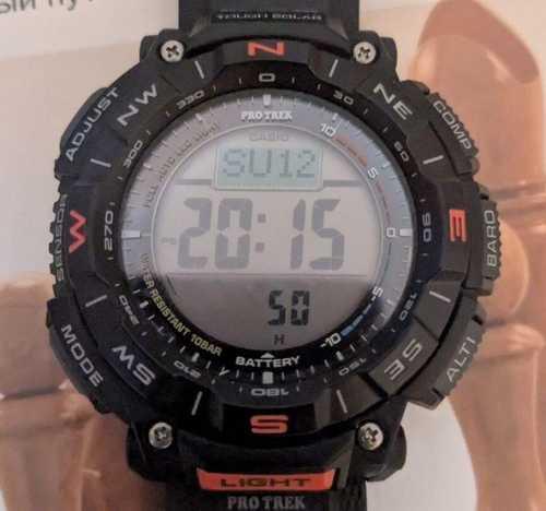 Часы casio pro trek prg 340