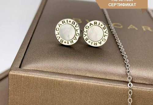 Серьги bvlgari bvlgari, перламутр