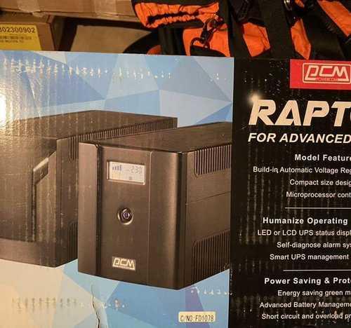 Ибп powercom Raptor RPT-2000AP, 2000вa