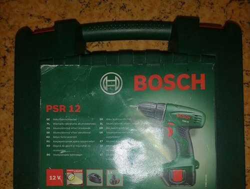 Шуруповерт bosch psr 12