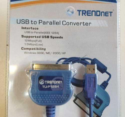 Кабель переходник USB to Parallel Converter 1284