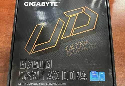 Материнская плата Gigabyte B760M DS3H AX DDR4
