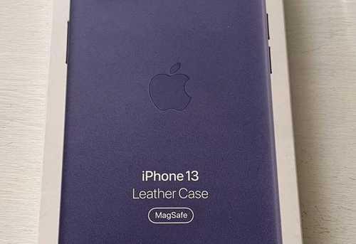Чехол Apple для iPhone 13 Leather Magsafe Wisteria