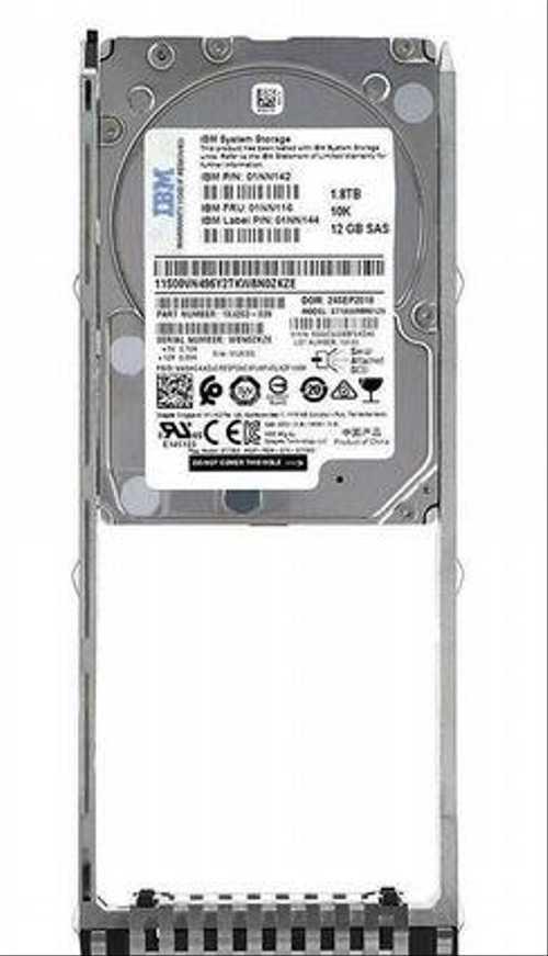 Жесткий диск IBM 1.8Tb 01NN116 01NN142 SAS 2,5