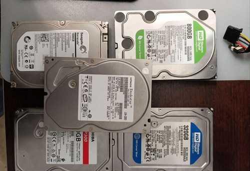 5 штук HDD с проблемами