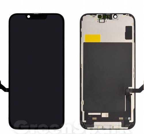 Дисплей для iPhone 14  тач черный с рамкой Premiu