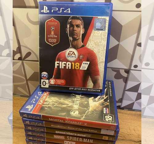 Fifa 18 ps4 диск