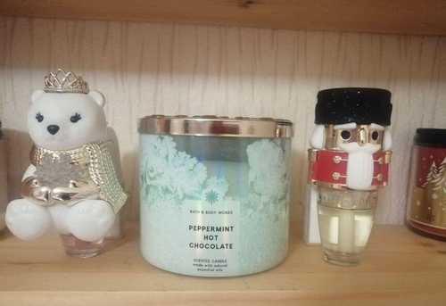 Bath and body works свеча 3 фитиля