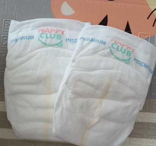 Подгузники nappy club s (4-8 кг) 14 шт