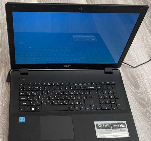 Ноутбук Acer Aspire ES 17 Setup Guide