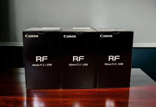 Canon RF 50mm F1.2 L USM новый