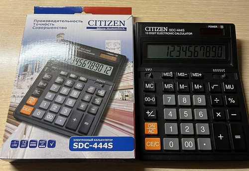 Калькуляторы citizen SDC-444S и SDC-414N