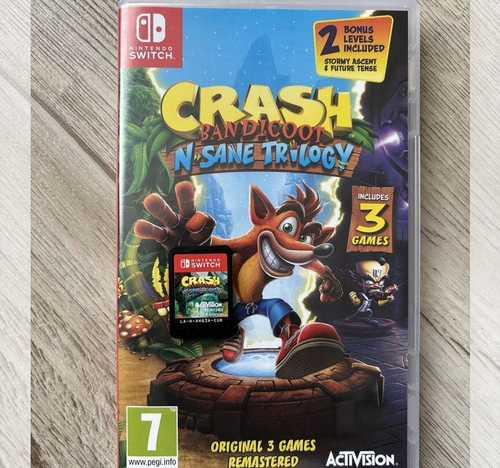 Crash bandicoot n sane trilogy nintendo