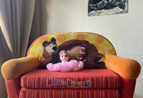 Диван игровой детский Маши и Медведь