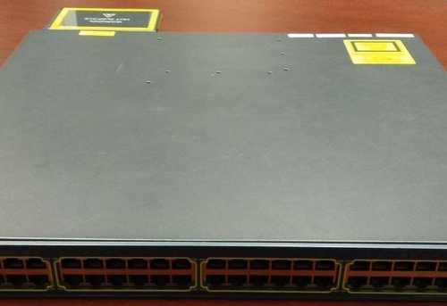 Cisco Catalyst WS-C3560E-48PD-SF, бп PoE - 1500 Вт