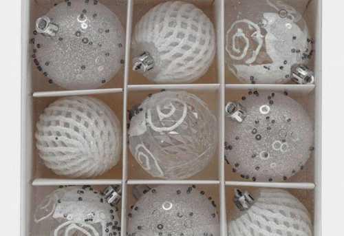 Елочные шары-игрушки, новогоднее украшение