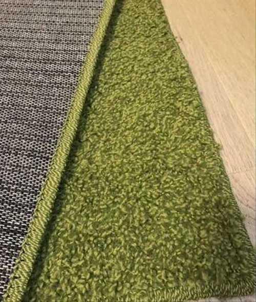 Ковер IKEA зеленый аллерслев