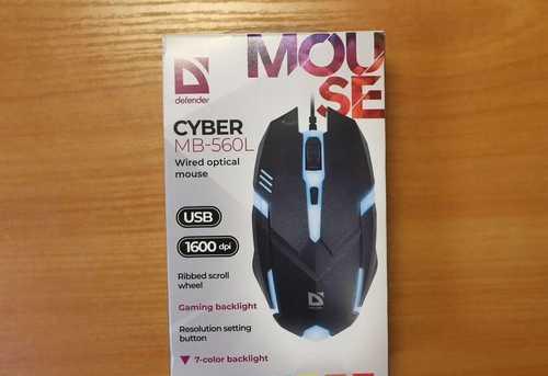 Новая USB мышь Defender Cyber MB-560L RGB
