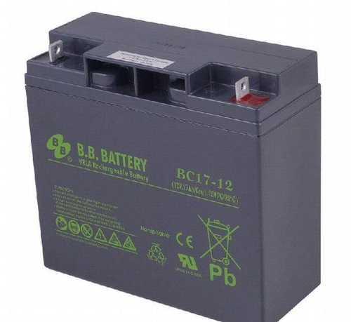 Аккумулятор B.B. Battery BC 17-12 12V 17Ah