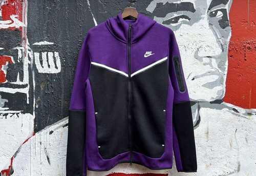 Олимпийка Nike Tech Fleece Light Black/Purple