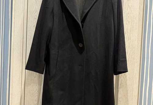 Пальто черное шерстяное Cinzia Rocca 56 (рос.58)