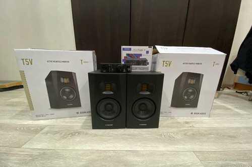 Adam T5V + arturia minifuse 1