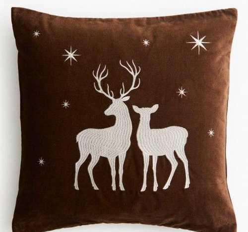 H&M Home чехол на подушку 50*50 бархат