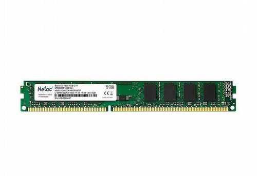 Память оперативная DDR3 4Gb Netac 1600MHz CL11 (nt