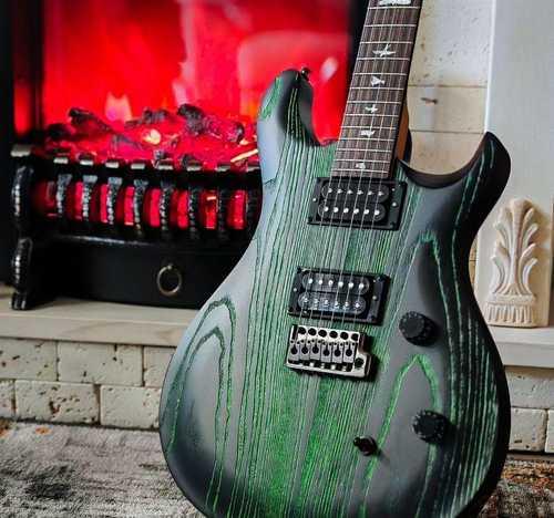 PRS SE Swamp Ash CE 24 Sandblasted Green