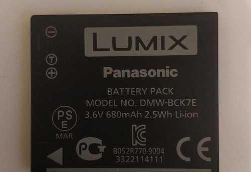 Аккумулятор Panasonic dmw-bck7e, оригинальный