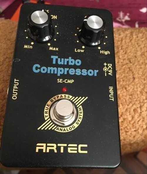 Педаль гитарная Turbo Compressor Artec SE-CMP (нов