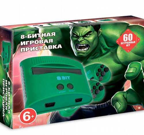 Игровая приставка 8-bit hulk (60 игр)