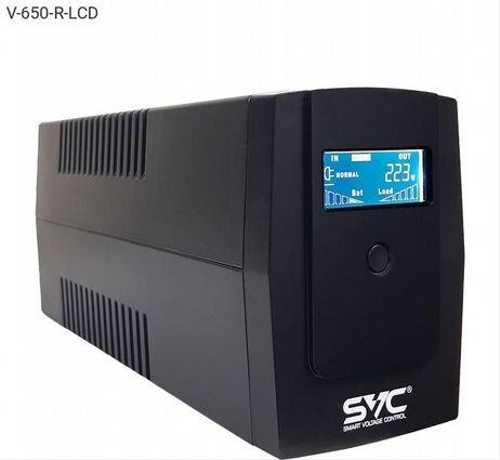 Ибп SVC V series 650VA, Tower, V-650-R-LCD