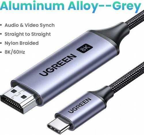 Ugreen USB C - hdmi кабель 8K