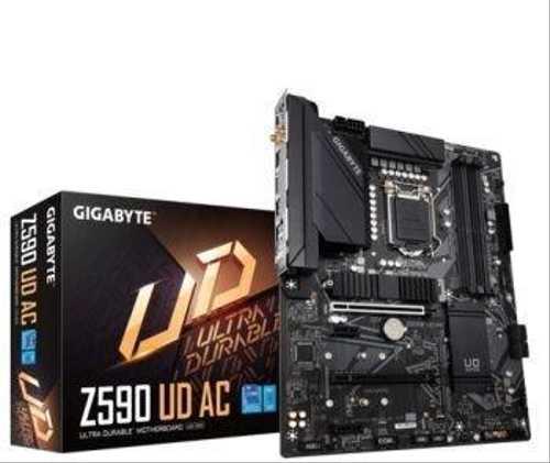 Gigabyte Z590 UD AC, Socket 1200, Z590, ATX новая