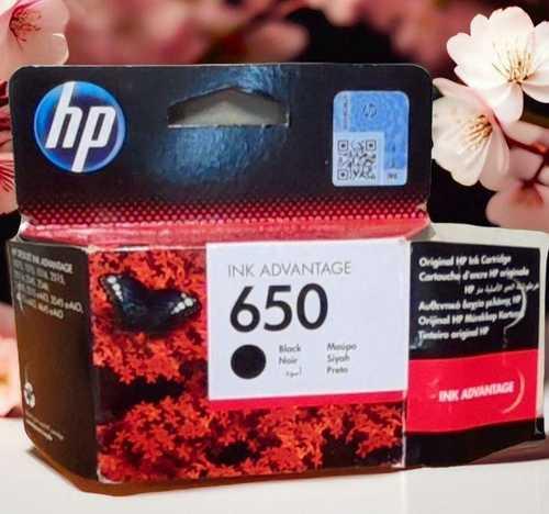 Картридж HP 650 Черный Black