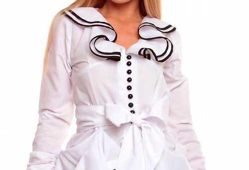 Блузка белая размеры 44 и 46