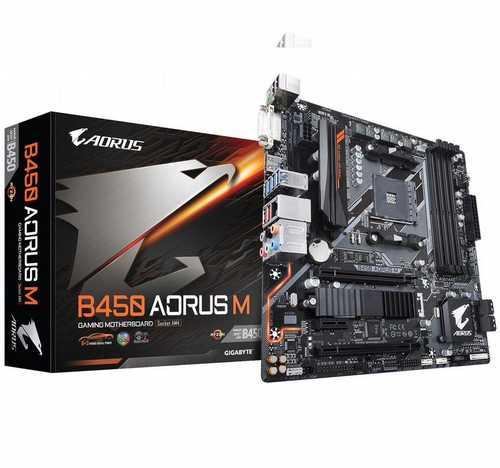 Материнская плата Gigabyte B450 Aorus M