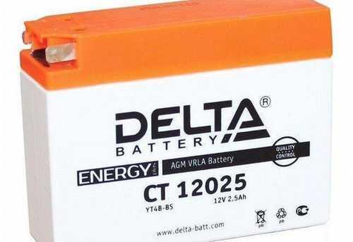 Аккумулятор Delta CT 12025 (YT4B-BS)