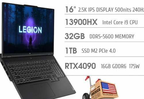 Lenovo Legion Pro 7i RTX4090/13900HX/USA/2023