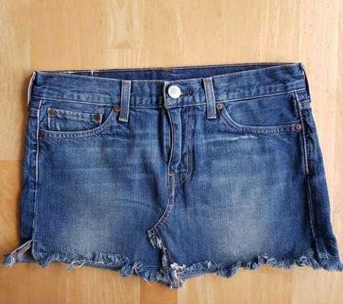 Женская джинсовая мини юбка, S, Levi Strauss